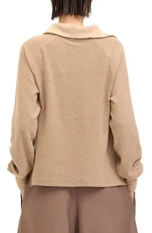 PROJECT SOCIAL T Slow Morning Pullover - Camel