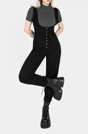 DISTURBIA Alicia Tailored Suspender Jumpsuit