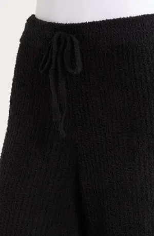 UGG Couria Straight Leg Ribbed Lounge Pants - Black