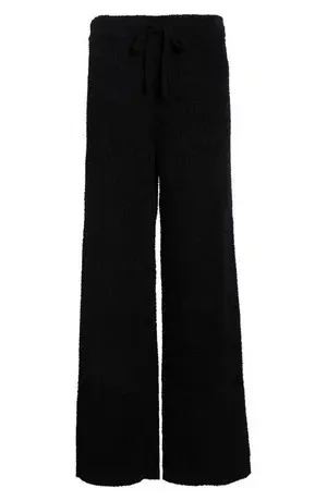 UGG Couria Straight Leg Ribbed Lounge Pants - Black