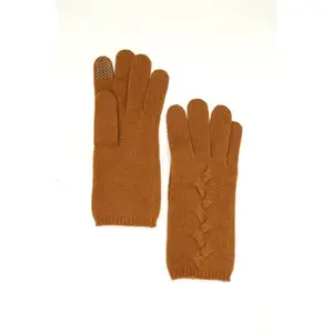 Portolano Cashmere Tech Gloves - Butterscotch