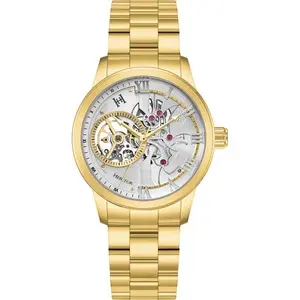 HERITOR AUTOMATIC August Semi-skeleton Automatic Watch - Gold