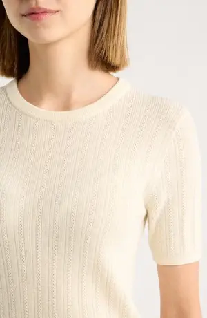 Rag & Bone Rhodes Crewneck Sweater - White