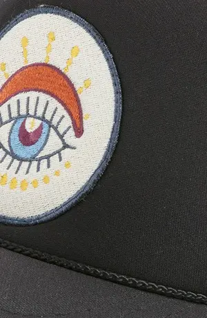 FRIDAY FEELIN’ Third Eye Trucker Hat - Black