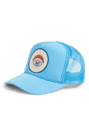 FRIDAY FEELIN’ Third Eye Trucker Hat - Blue