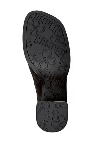 Camper Kora Twins Leather Zip Up Boot - Black