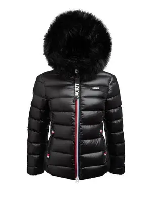 JACK1T Faux Fur Hooded Puffer Jacket