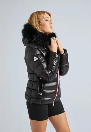 JACK1T Faux Fur Hooded Puffer Jacket