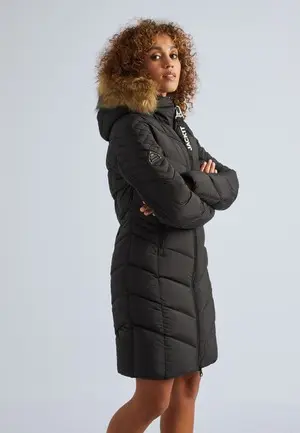 JACK1T Longline Quilted Puffer Coat