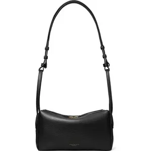 Tory Burch Perry Pebbled Leather Crossbody Bag - Black