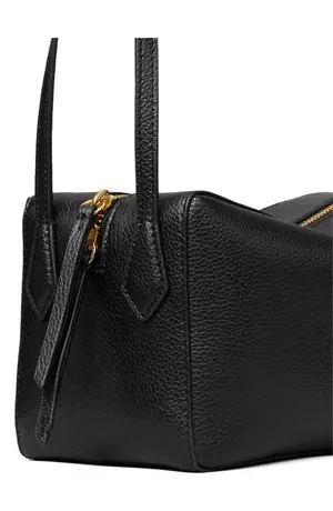 Tory Burch Perry Pebbled Leather Crossbody Bag - Black