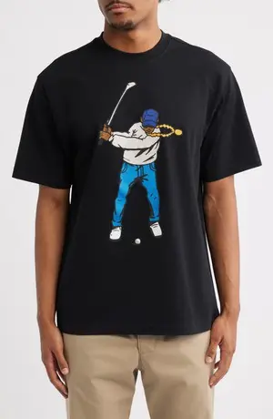 EASTSIDE GOLF Double Sided Swingman Graphic T-shirt - Black