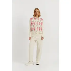 Chinti & Parker Wool-cashmere Diamond Cardigan