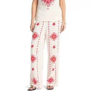 Brixton The Lola Lounge Pants - Off White Tile