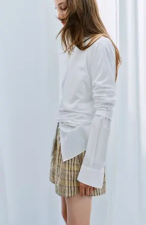 Mango Jollie Plaid Shorts