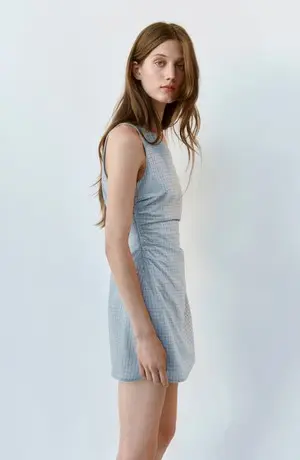 Mango Phoebe One-shoulder Minidress