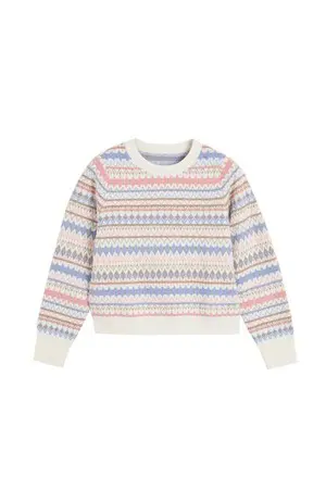 Chinti & Parker Wool-cashmere Winter Fair Isle Pullover Sweater