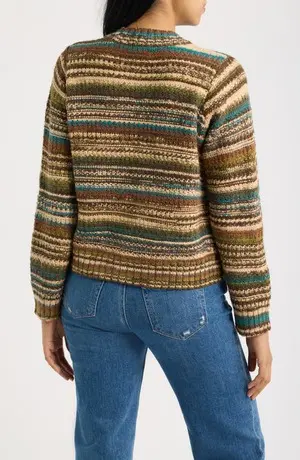 CITY BLUES Mixed Stripe Sweater