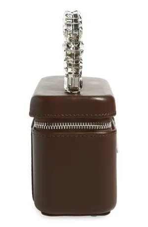 L’ALINGI L'alingi Taliya Crystal Handle Vanity Case Bag