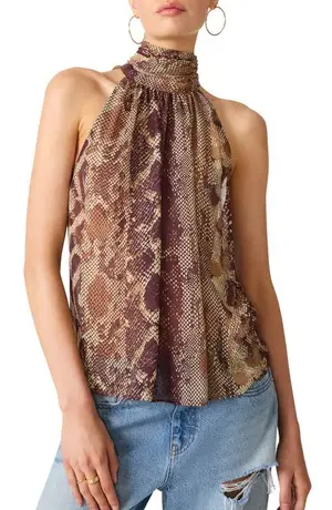 Steve Madden Alexane Print Sleeveless Top