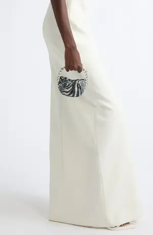 L’ALINGI Micro Beaded Satin Eternity Bag