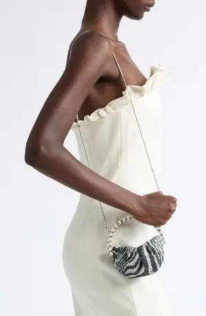 L’ALINGI Micro Beaded Satin Eternity Bag
