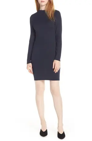French Connection Body-con Sweater Dress - Duchess Blue