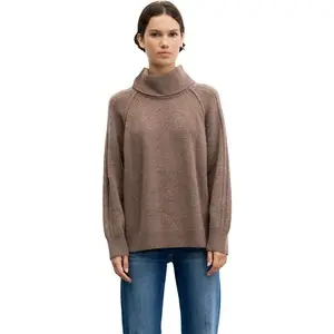 Gerard Darel Robi Wool Blend Roll Neck Sweater - Camel