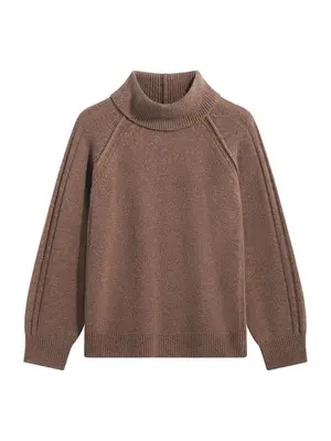 Gerard Darel Robi Wool Blend Roll Neck Sweater