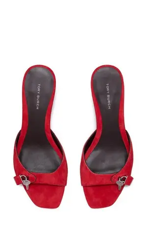 Tory Burch Lock Kitten Heel Sandal