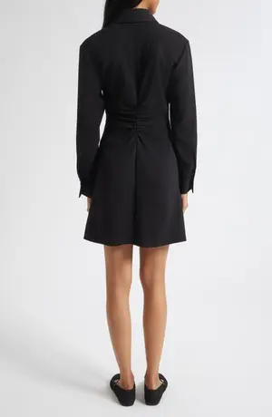 Veronica Beard Shiloh Ruched Shirtdress