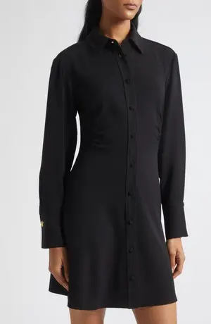 Veronica Beard Shiloh Ruched Shirtdress