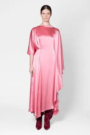 ROKSANDA Silk A-line Draped Ida Dress