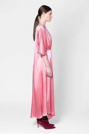 ROKSANDA Silk A-line Draped Ida Dress