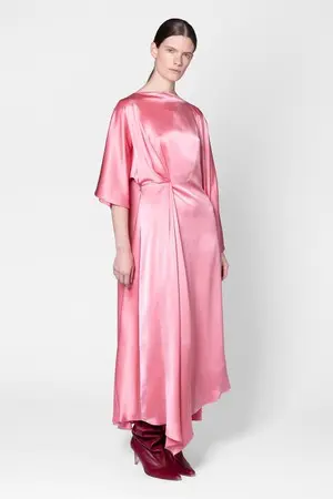 ROKSANDA Silk A-line Draped Ida Dress