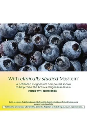 MEGAFOOD Magnesium L-threonate, Clinically Studied Magtein, Cognitive Support, Vegan