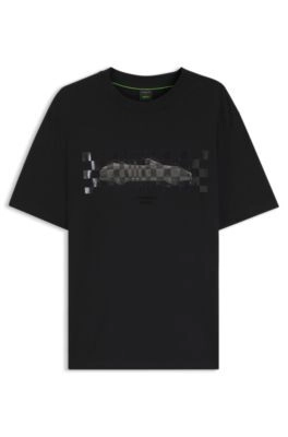 BOSS Porsche X T-shirt With Glossy Artwork