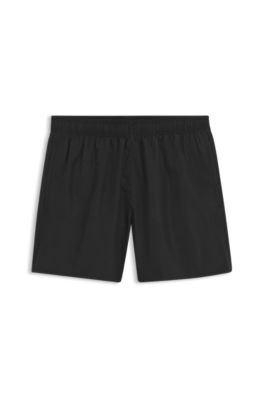 Hugo Swim Shorts With All-over Stacked Logos