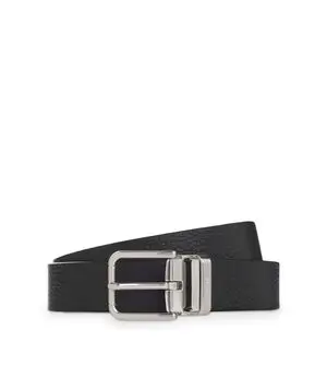 BOSS Reversible Italian Leather Business Belt - Black