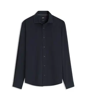 BOSS Regular-fit Shirt In Cotton Baby Corduroy