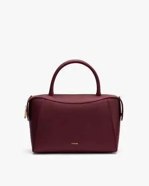 Cuyana Forma Top Handle Bag - Cherry