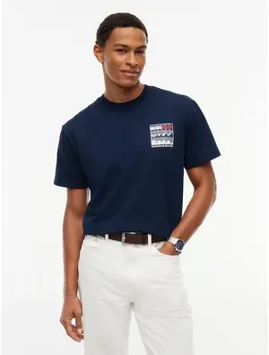Tommy Hilfiger Relaxed Outdoor Logo T-shirt - Dark Blue