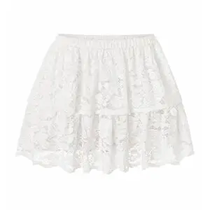 PALM COLLECTIVE Marc Lace Skirt - White