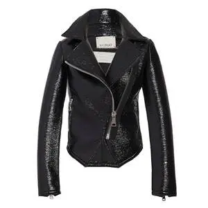 N'ONAT Metro Vegan Leather Biker Jacket