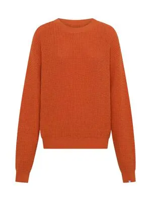 BONDI ACTIVE Forma Waffle Knit Burnt - Orange