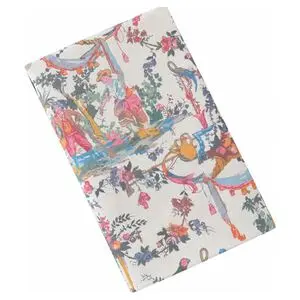 DUGGAN SOCIETY Toile Tablecloth - Pink