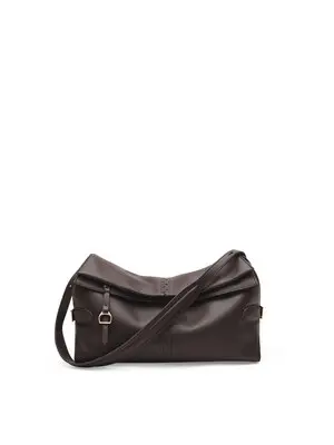 ORANGE CUBE Fantina Folded Hobo Bag Coffee Bean - Brown