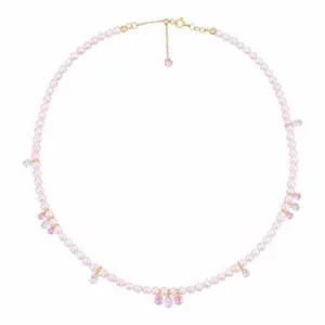 NINEMOO Ballet Rosé Sugar Plum Necklace