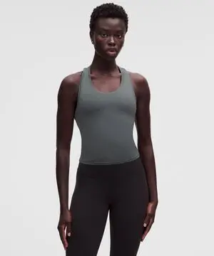 Lululemon Unrestricted Power Racerback Tank Top - Onyx Grey
