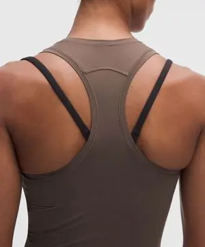 Lululemon Unrestricted Power Racerback Tank Top - Pinecone